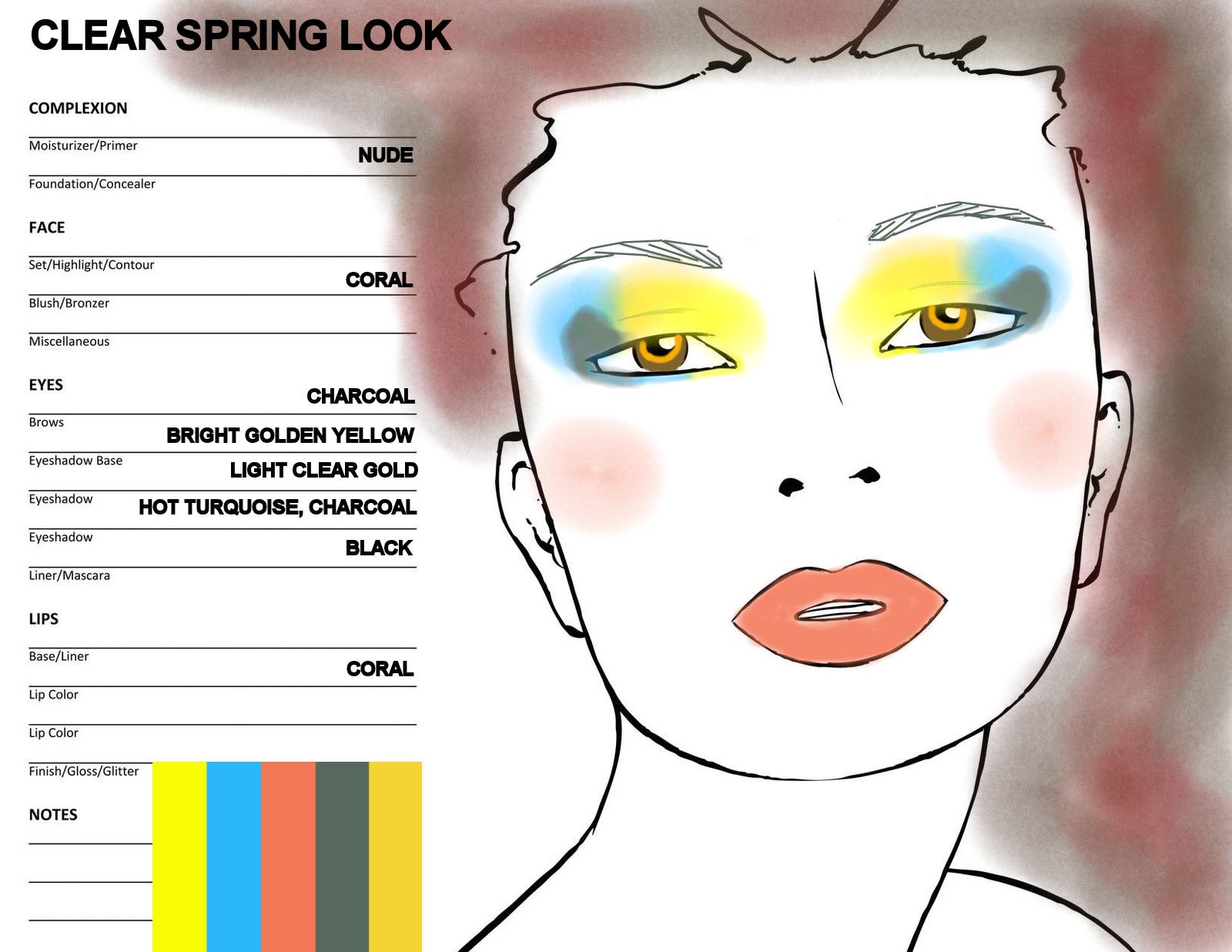 CLAIRE COLOURS ME: CLEAR SPRING [2] FACE PLATE